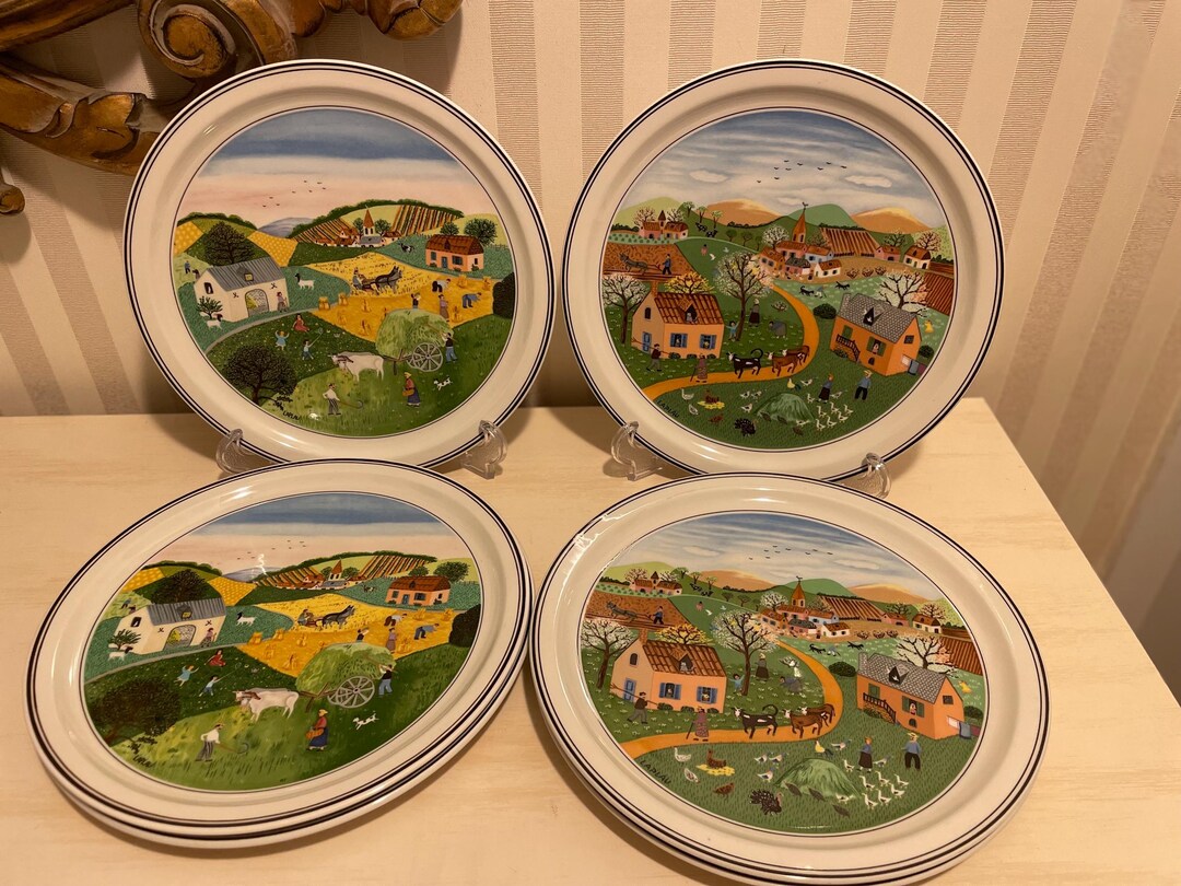 Villeroy & Boch, Design Naif, Plates Four Seasons Collector's Plates ...