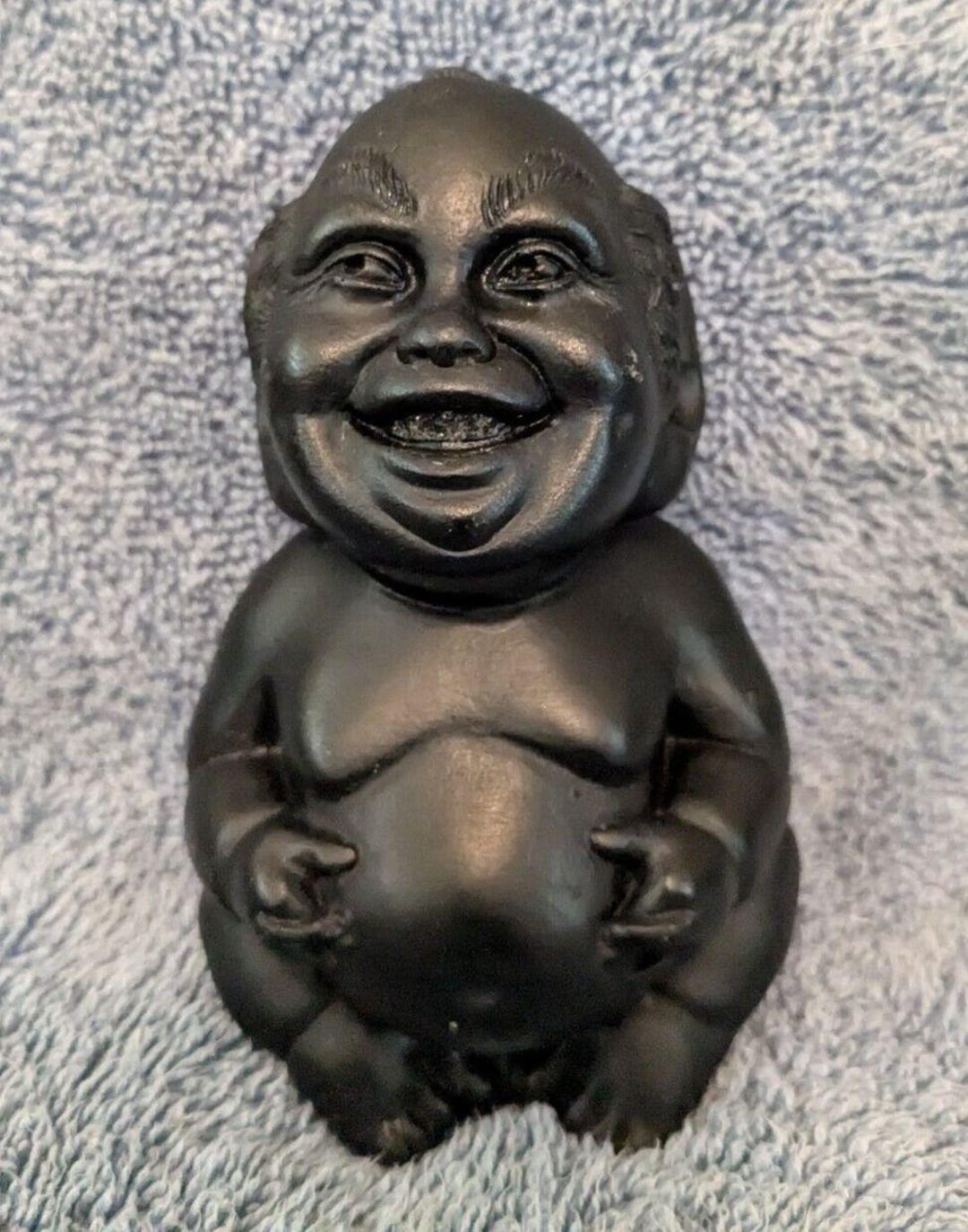 Authentic Vintage Coco Joe's Black Lava Happy Laughing Buddha Lucky ...