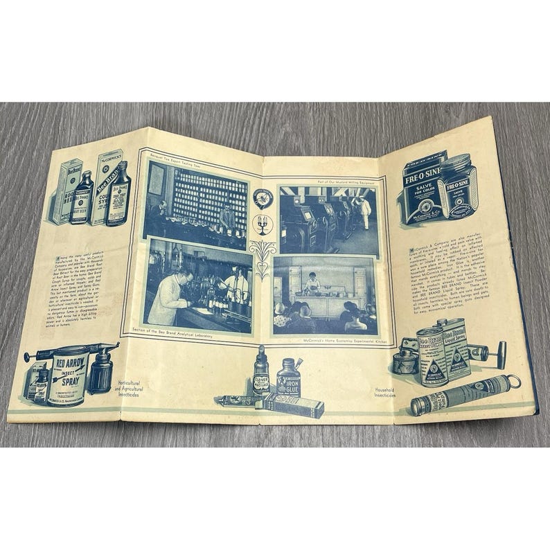 Vintage Mccormick's Map of the World Baltimore Maryland 1930's READ - Etsy