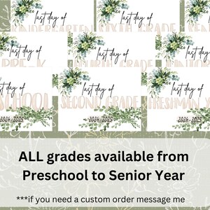 Last Day of Freshman Year Sign, Last Day of School Sign, End of School ...