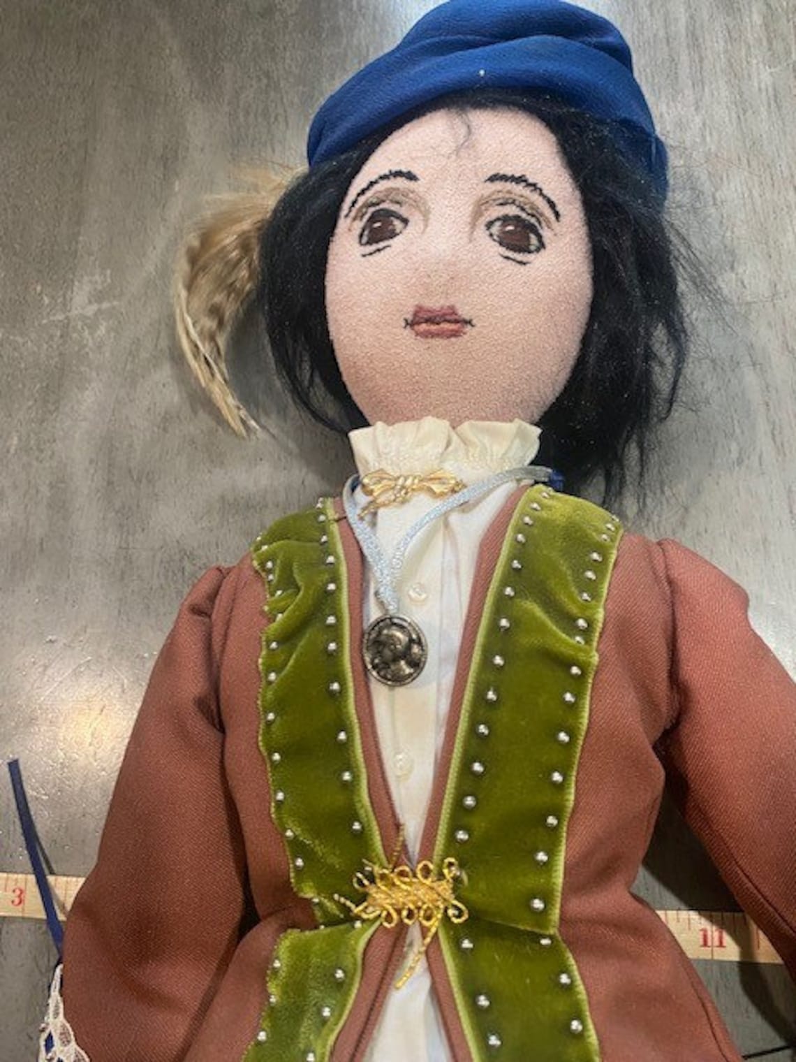 Hand Made Cloth Dolls Whimsical and Beautiful. Elaborate Clothing All ...