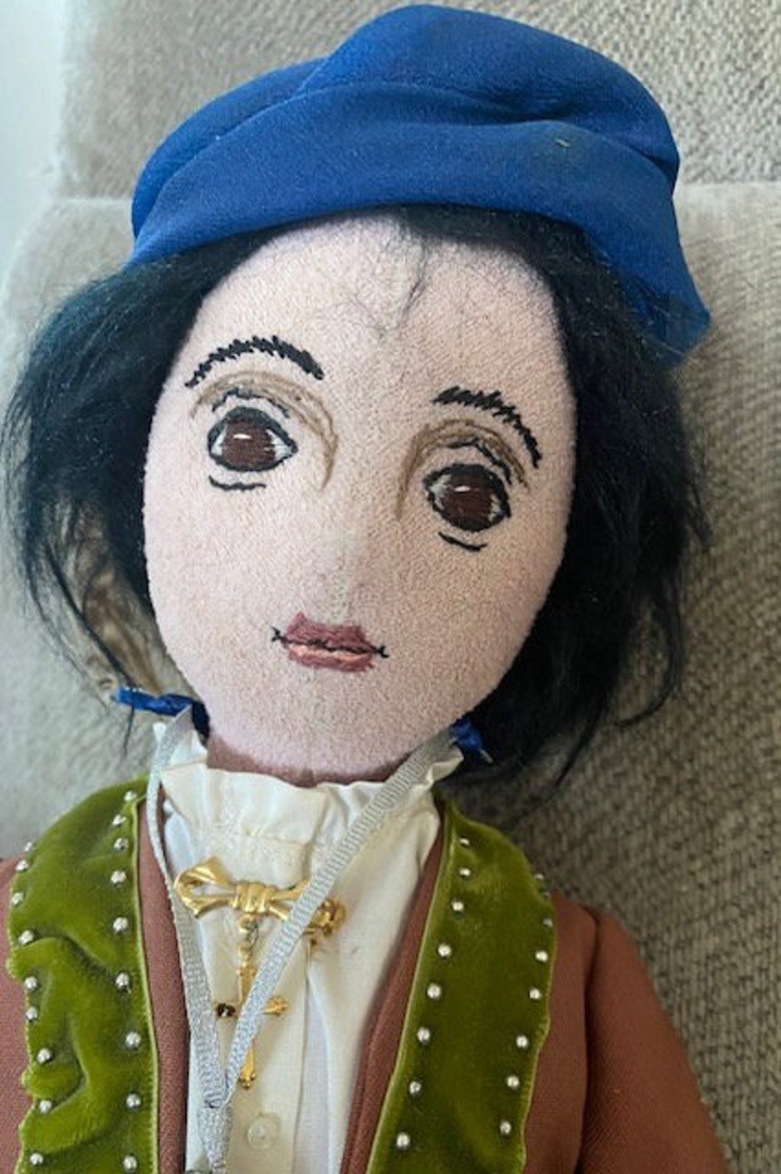 Hand Made Cloth Dolls Whimsical and Beautiful. Elaborate Clothing All ...