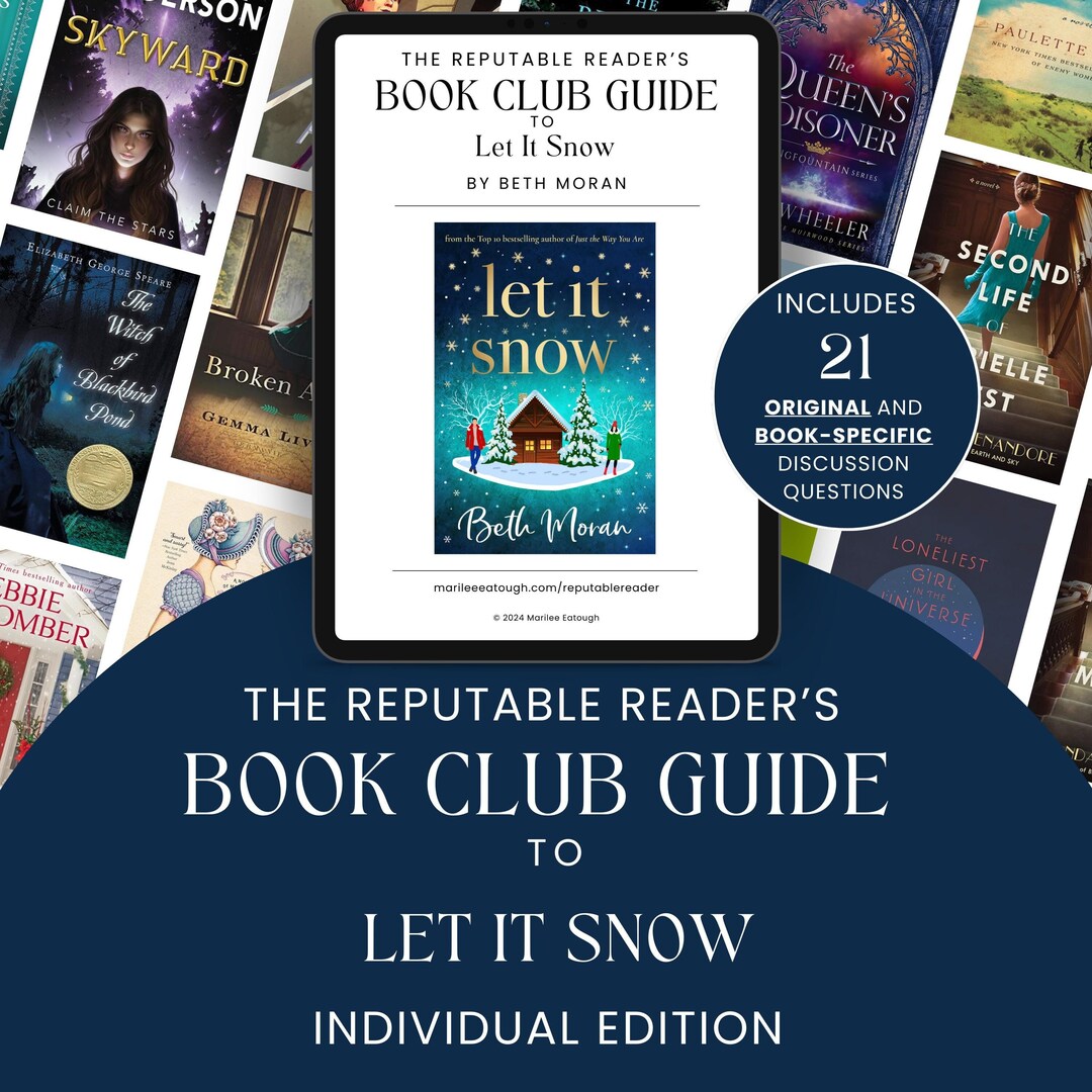 Let It Snow Book Club Guide - Individual Edition (PDF) - Etsy