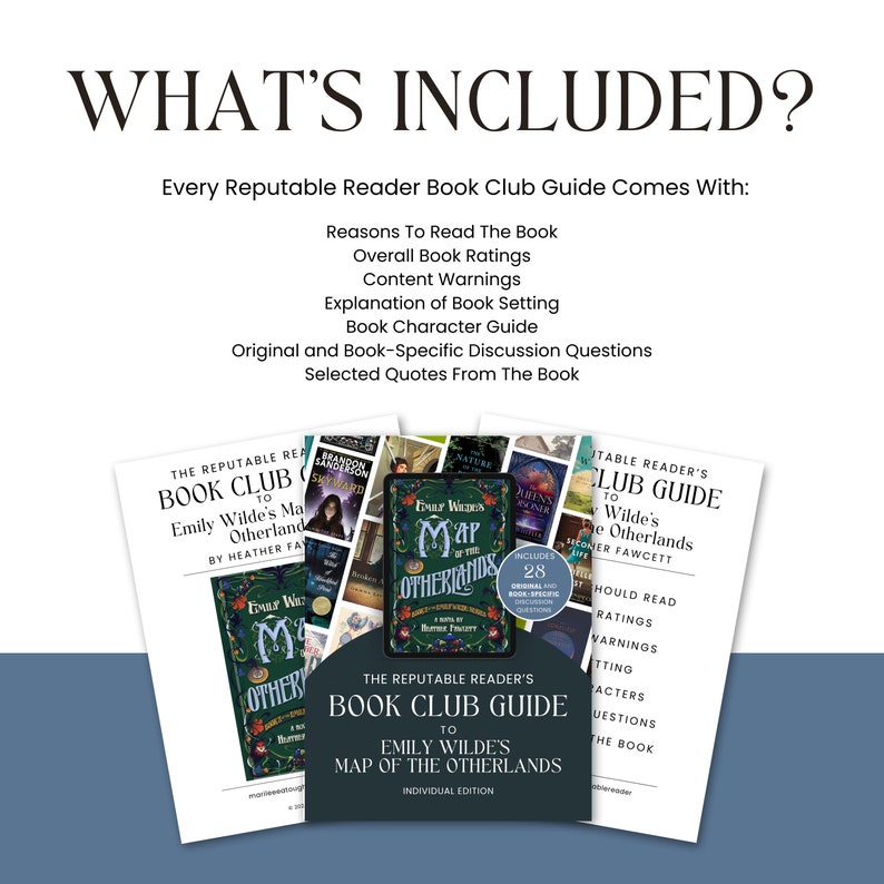 Emily Wilde's Map of the Otherlands Book Club Guide - Individual ...