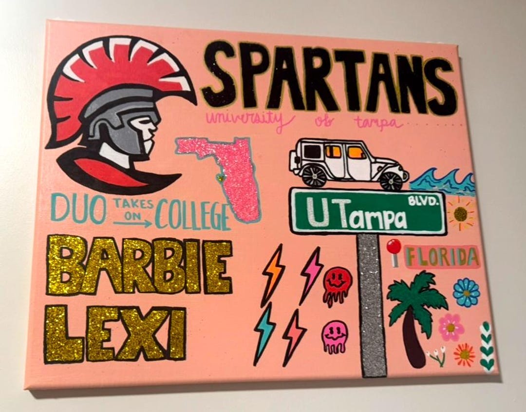 College Canvas (made-to-order) - Etsy