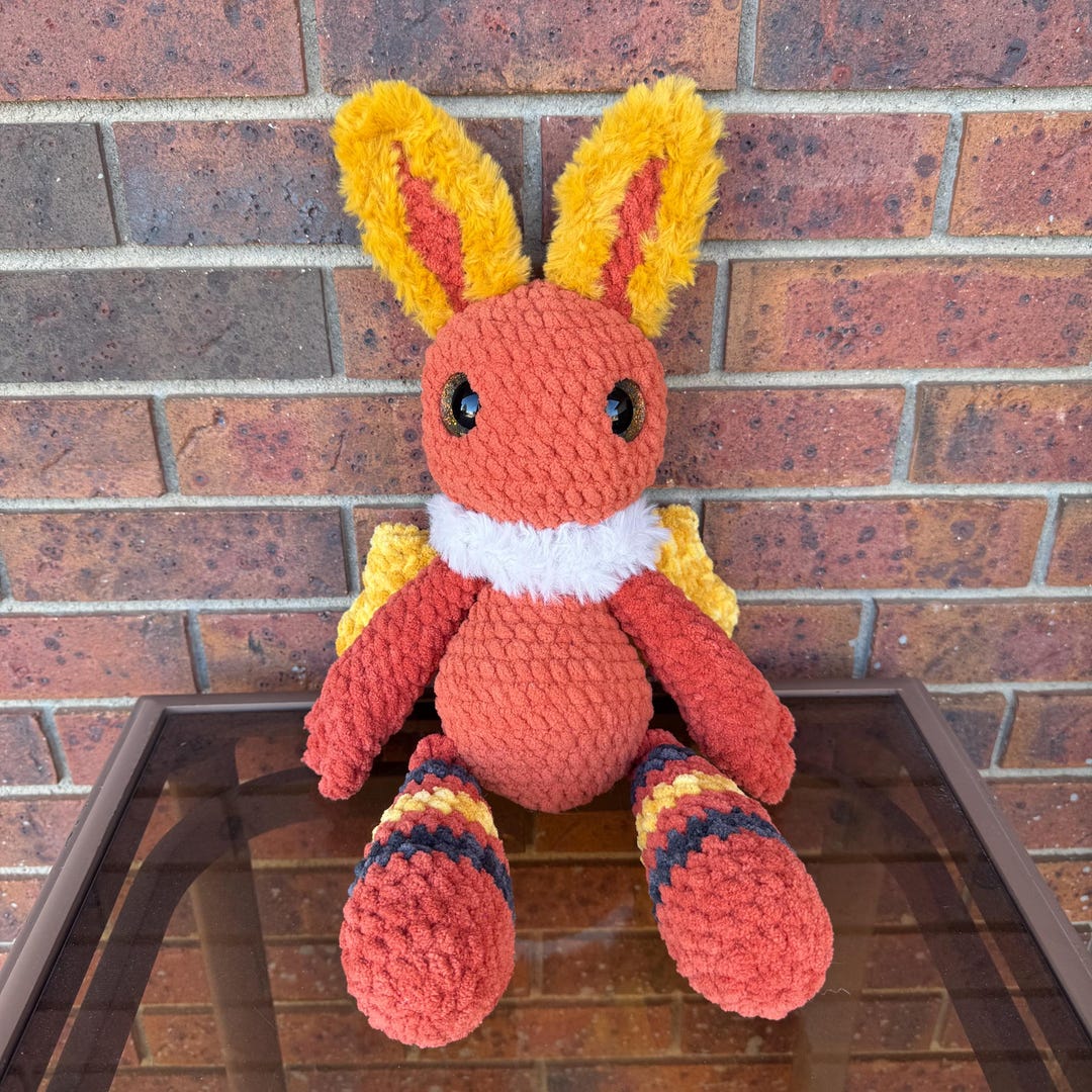 Ready to Ship! Crochet Atlas Mothman| Mothman Plush | Stuffed Animal ...