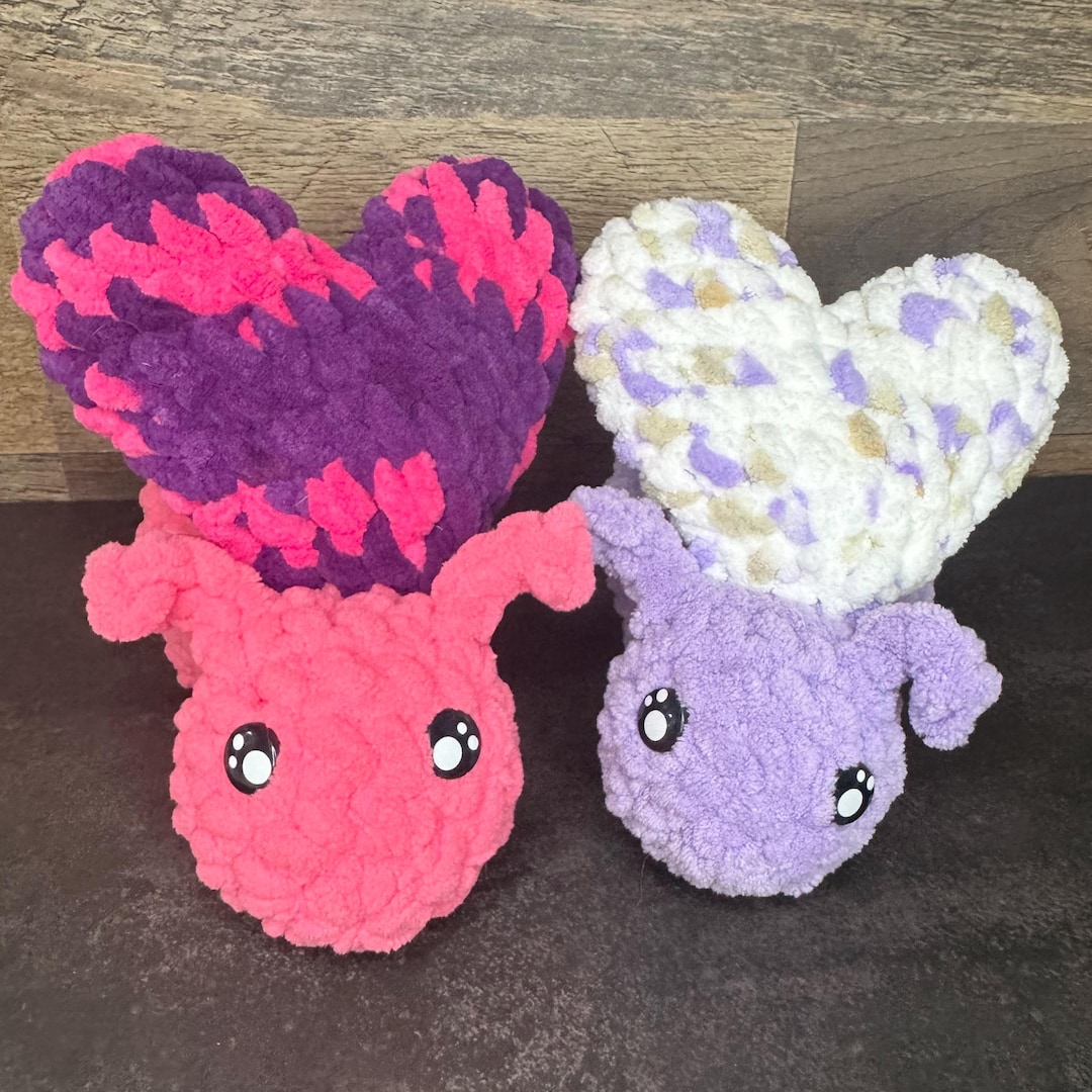 Ready to Ship Crochet Love Bugs Valentines Day Plush Stuffed Animal ...