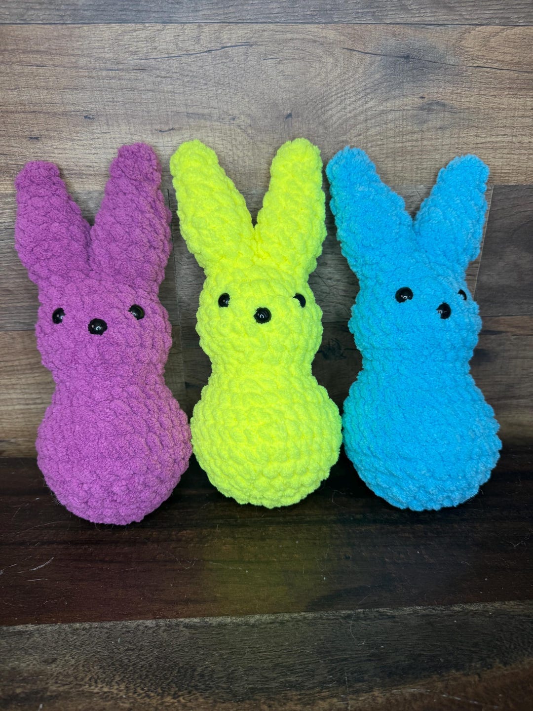 Ready to Ship! Crochet Bunny Peeps | Bunny Plush | Stuffy | Stuffed ...