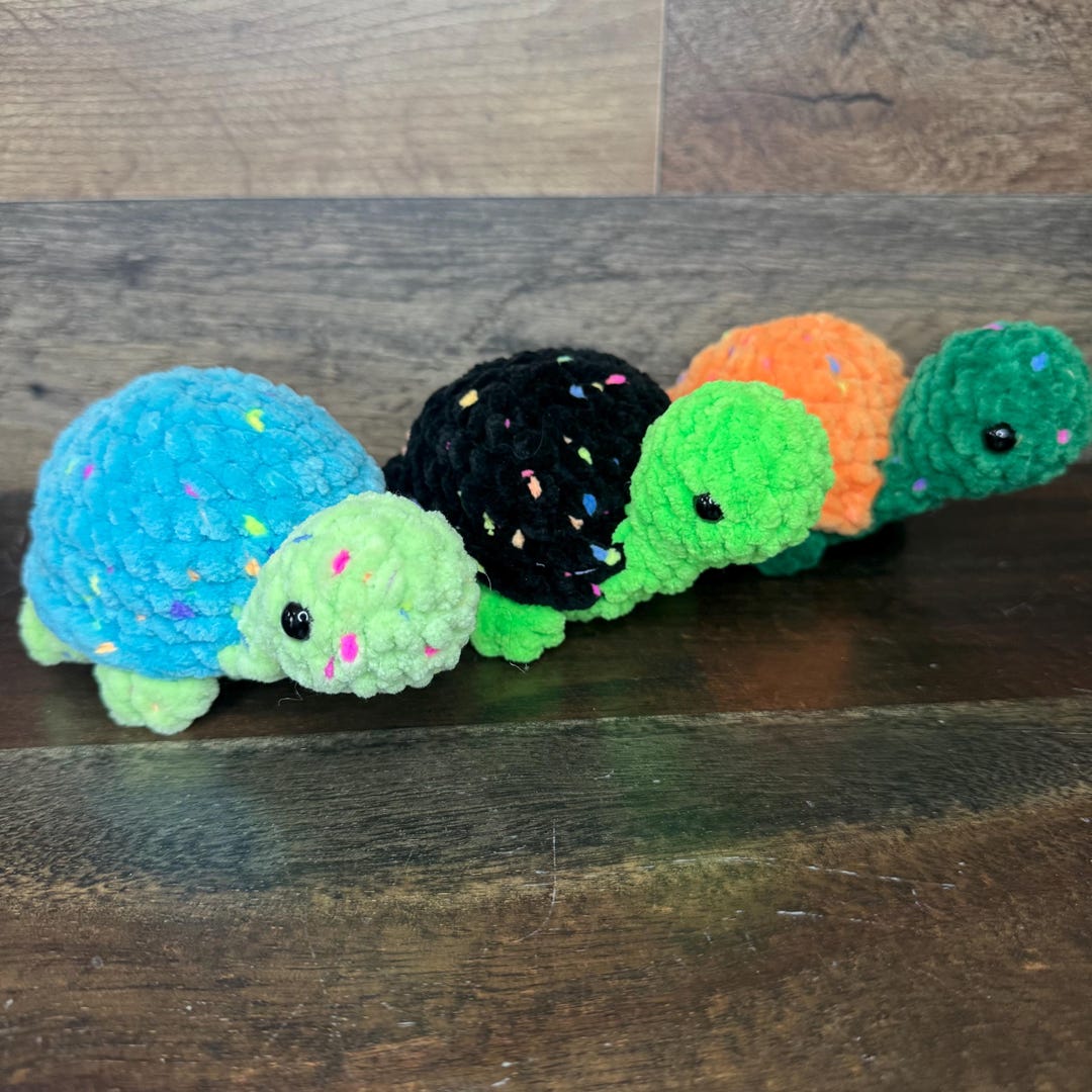 Ready to Ship! Crochet Turtles | Turtle Plush | Stuffy | Stuffed Animal ...