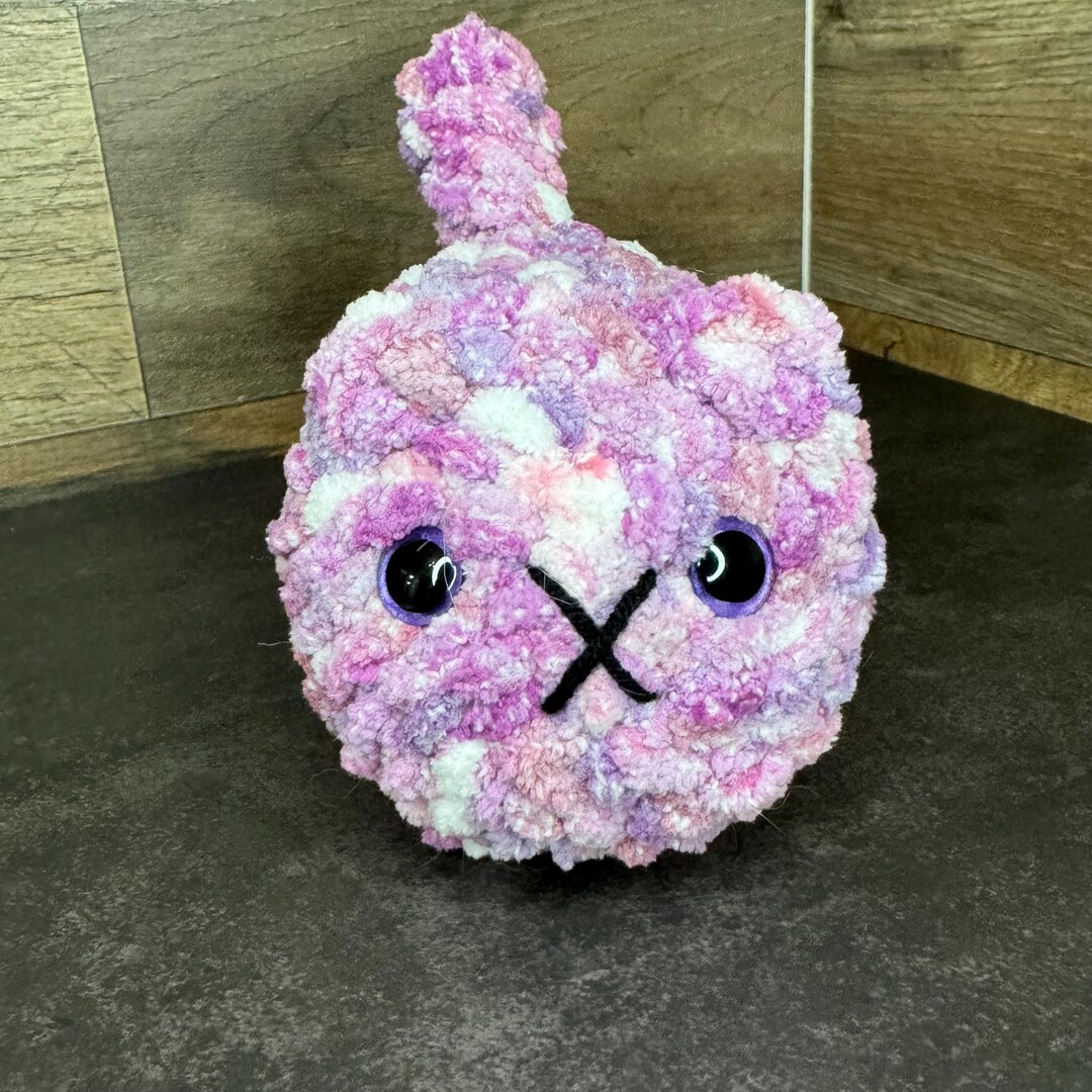 Ready to Ship Crochet Mini Loaf Cat Cat Plush Kitty Stuffy Stuffed ...