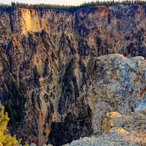The Yellowstone's Iconic Silver-grey Mountains and Rivers Flowing ...