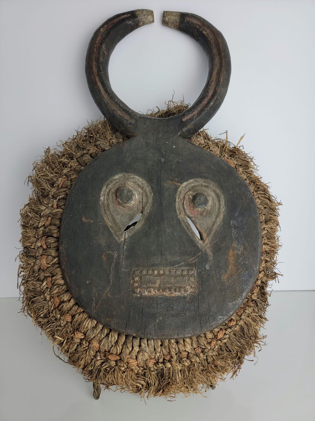 Vintage African Hand Carved Wooden Mask. - Etsy