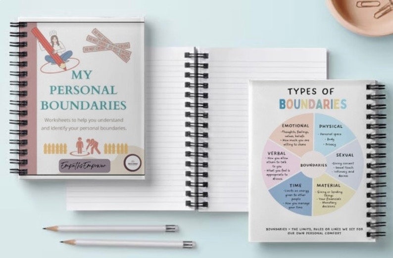 My Personal Boundaries Worksheets - Etsy