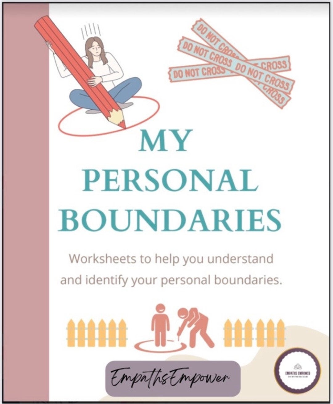 My Personal Boundaries Worksheets - Etsy