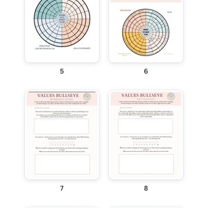 Growth Mindset and Core Values Worksheets - Etsy
