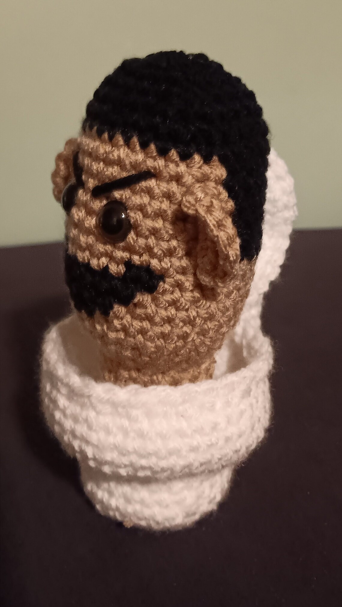 PDF Crochet Pattern Skibidi Inspired Creepy Toilet Head Creature ...