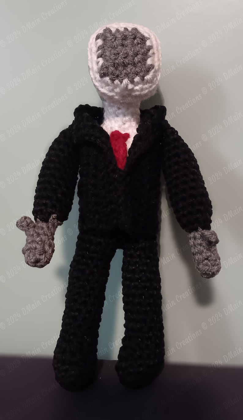 Skibidi Toilet Cameraman Crochet Pattern: Worsted Weight Yarn (PDF ...