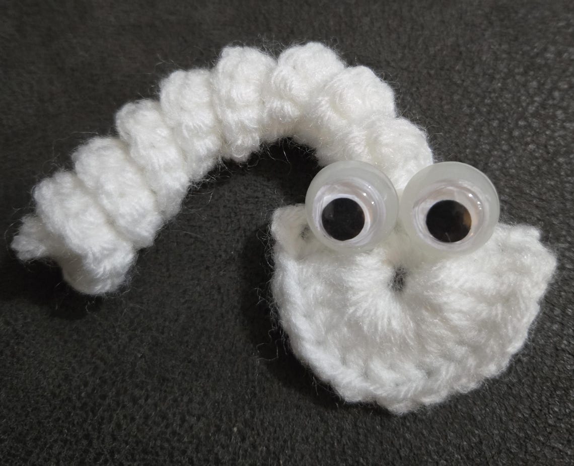 Googly Eye Crochet Worry Worm Pattern: Beginner Friendly (PDF Download ...