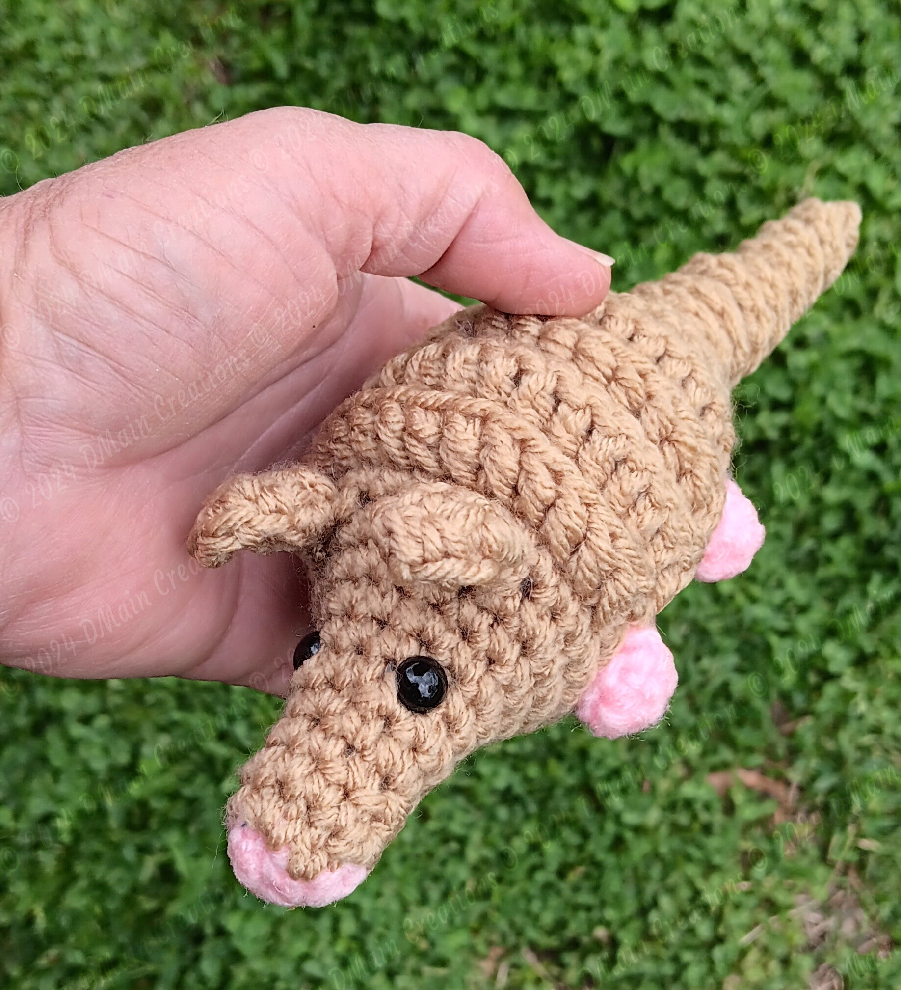Annie the Armadillo No Sew Printer Friendly PDF Crochet Pattern, Quick ...
