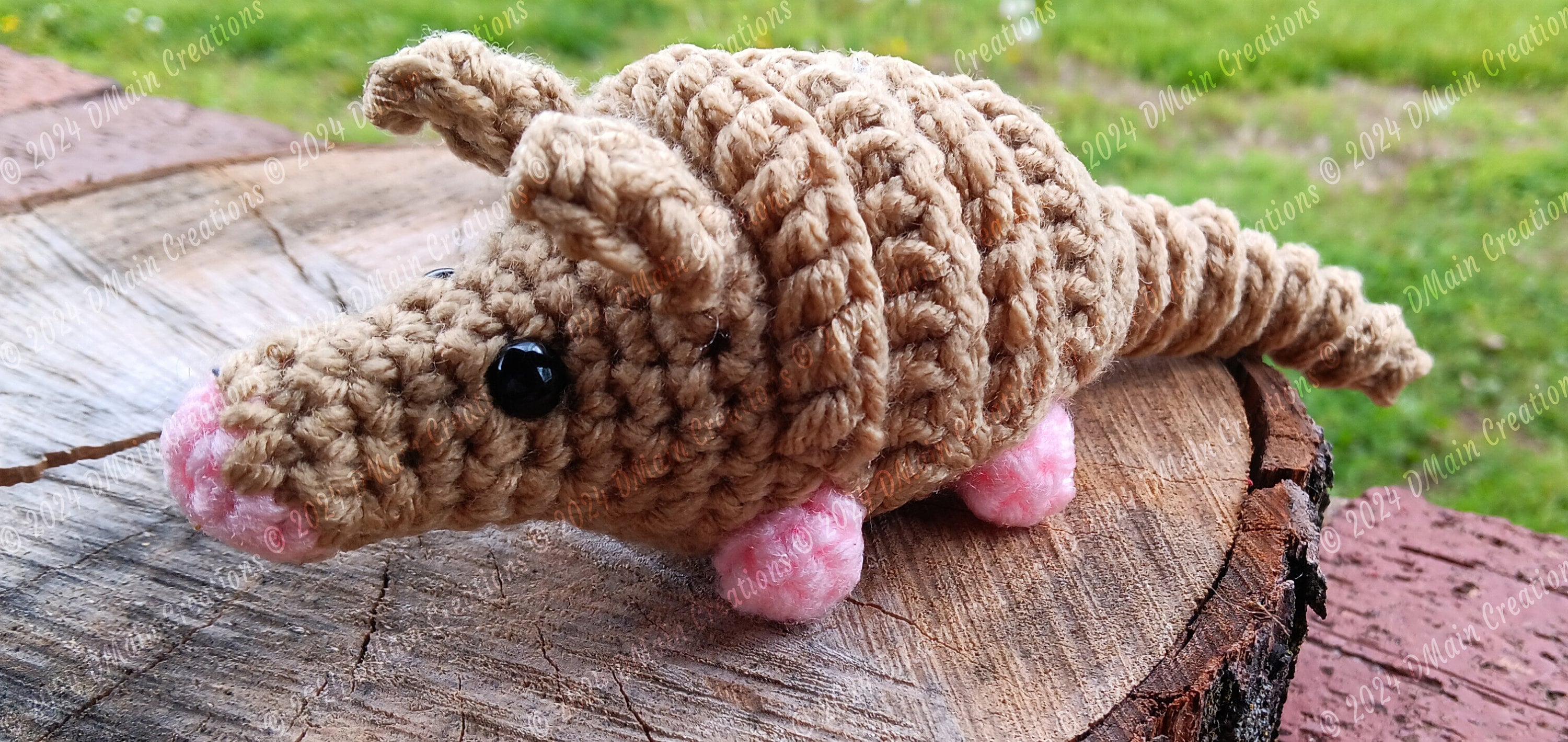 Annie the Armadillo No Sew Printer Friendly PDF Crochet Pattern, Quick, Easy With Worsted Weight ...