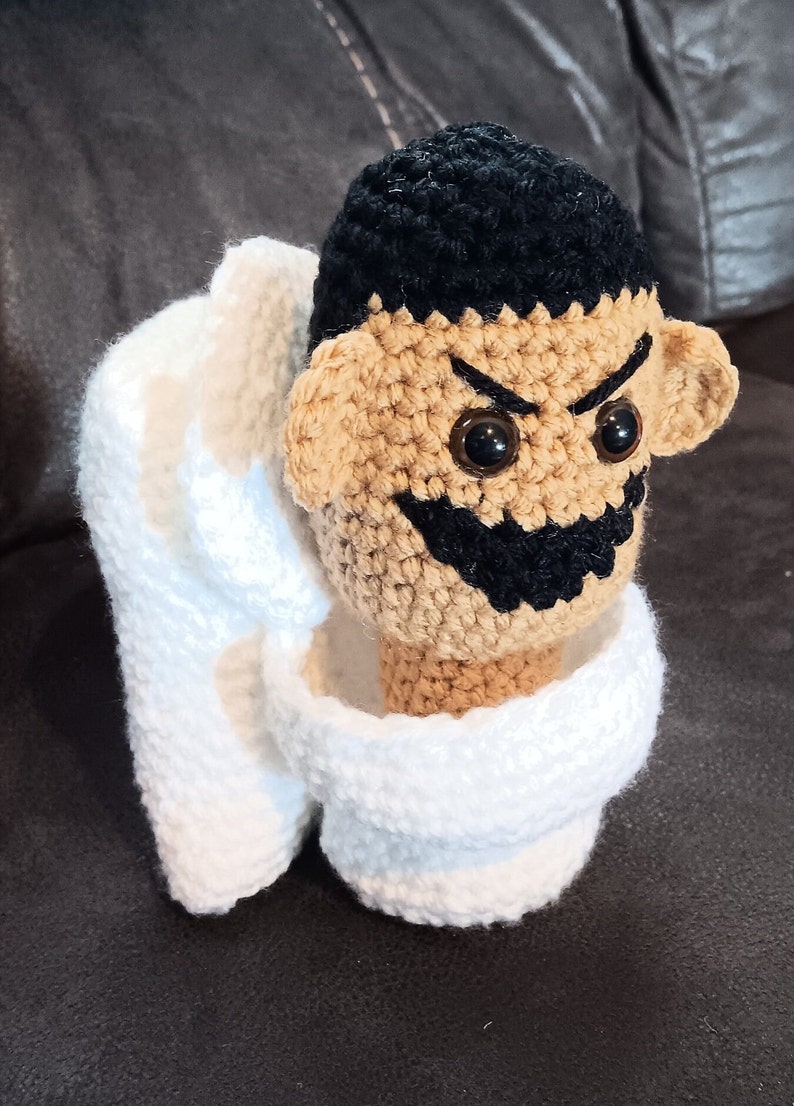 Skibidi Toilet Crochet Pattern: Creepy Amigurumi Toy (PDF Download ...