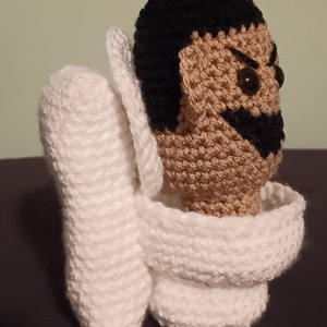 Skibidi Toilet Crochet Pattern: Creepy Amigurumi Toy (PDF Download) - Etsy