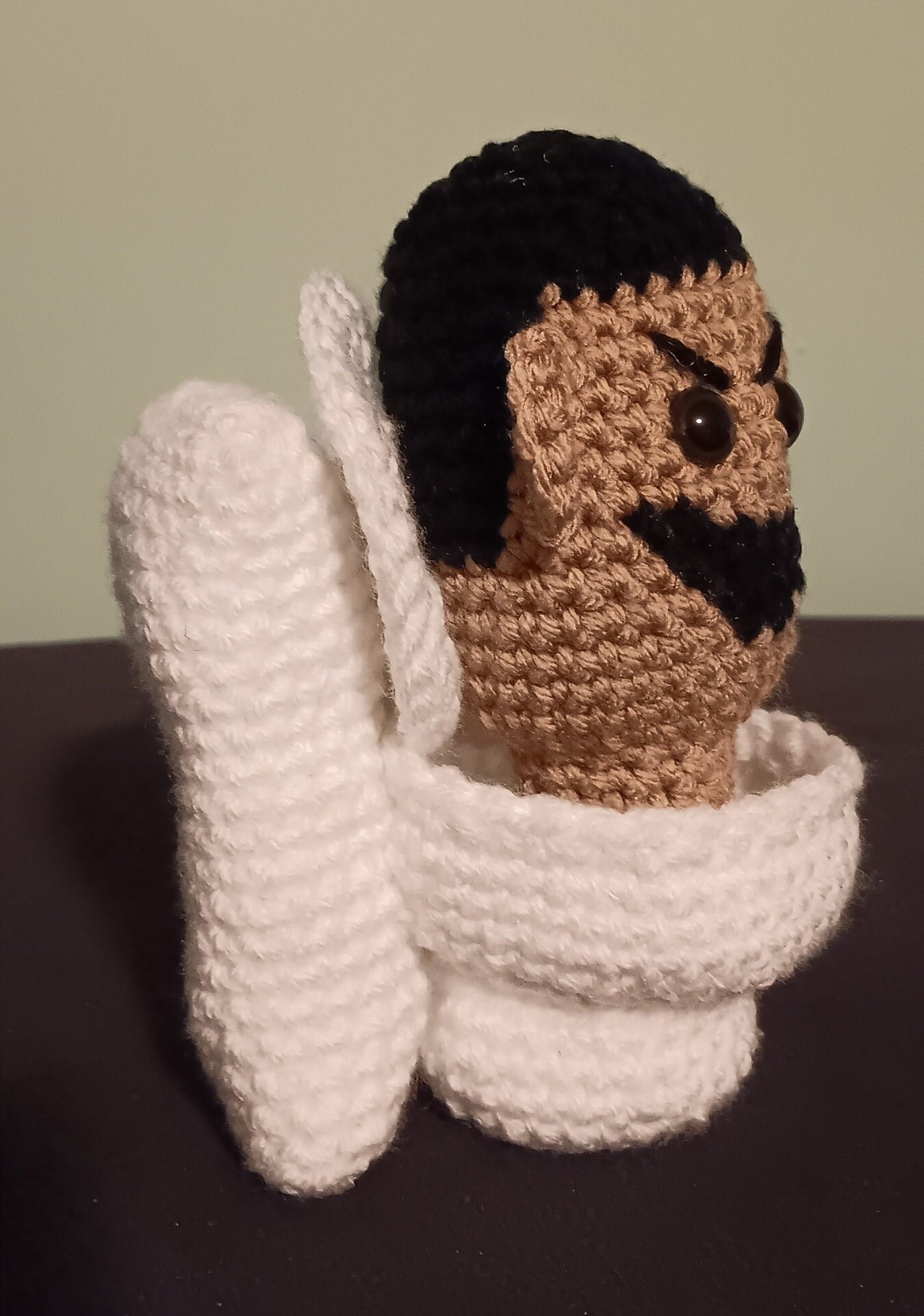 PDF Crochet Pattern Skibidi Inspired Creepy Toilet Head Creature ...