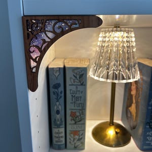 Corner Bookshelf Fantasy Night Sky Corbel X2 Hangers | Bookshelf Charm ...