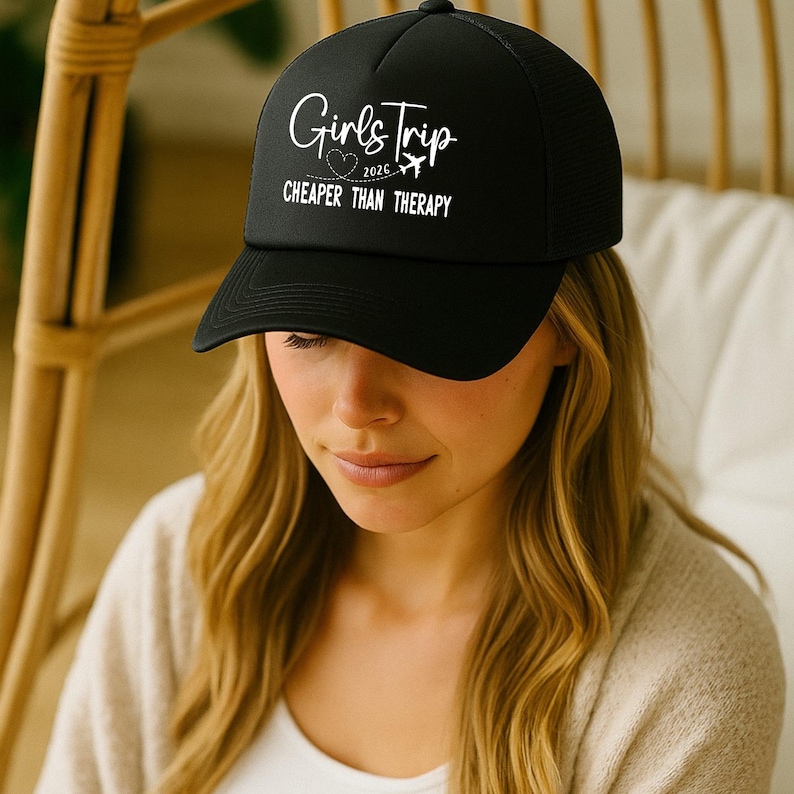 Custom Girls Trip Hat Cheaper Than Therapy Hat Matching Girls Vacation ...