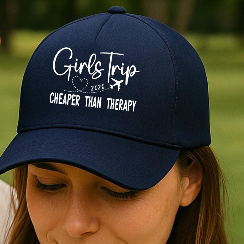 Custom Girls Trip Hat Cheaper Than Therapy Hat Matching Girls Vacation ...