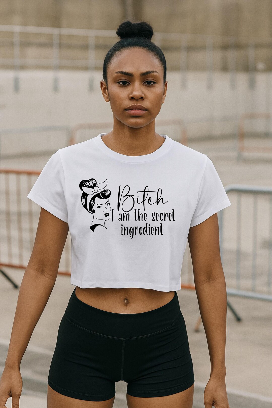 Funny Crop Top Womens Crop Top Baddie Crop Top Sassy Quotes Bi*tch I Am ...