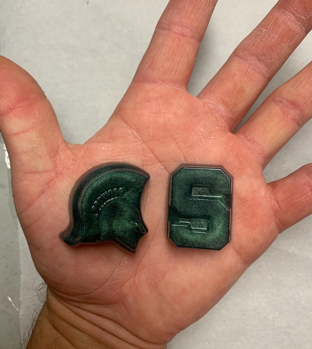 Michigan State University Resin Logo / MSU Resin Decor / Resin Party ...