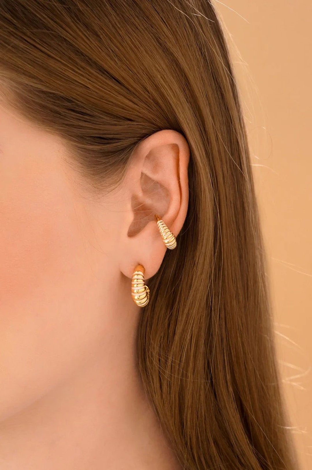 Set De Aretes Pink Abeja - Etsy