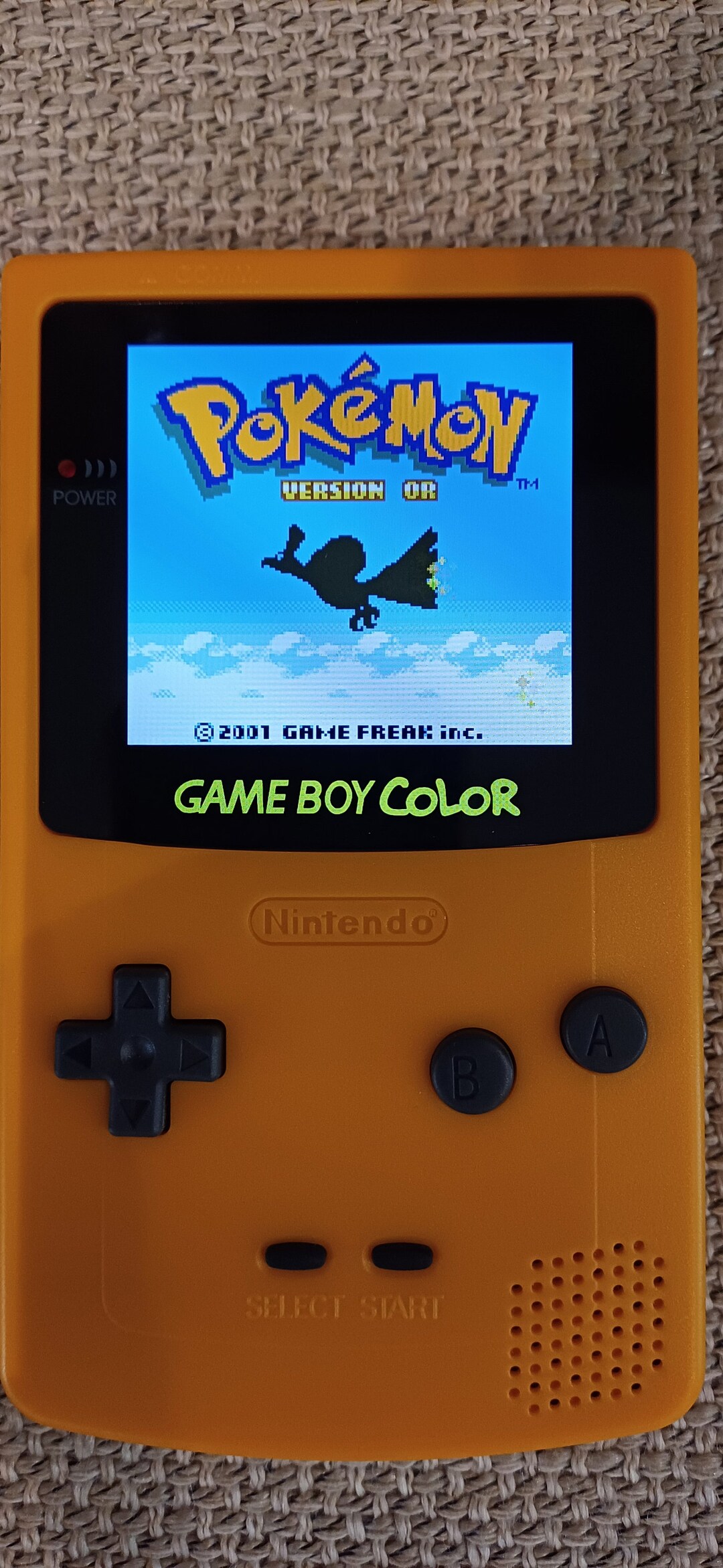 Game Boy Color Yellow & Black OLED - Etsy