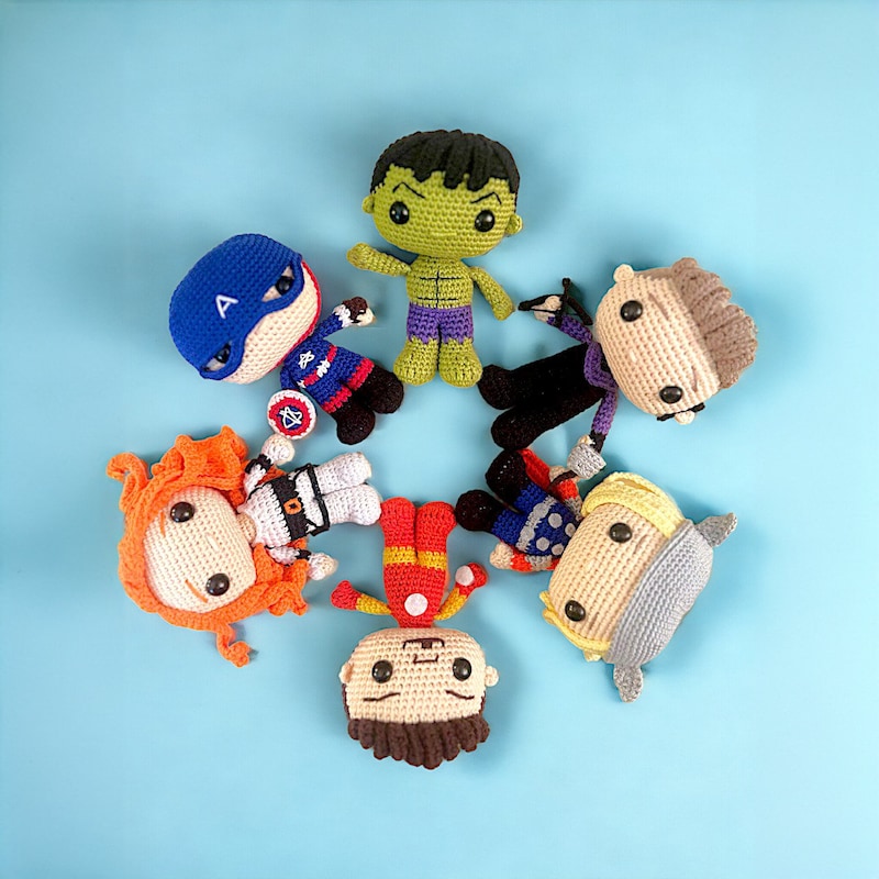 Crochet Patterns Avengers - Etsy