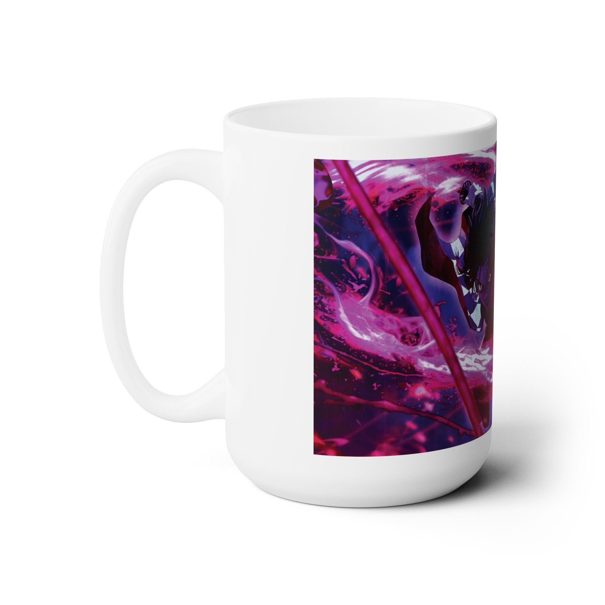 Tanjiro Demon Slayer Coffee Mug 15oz Ceramic - Etsy