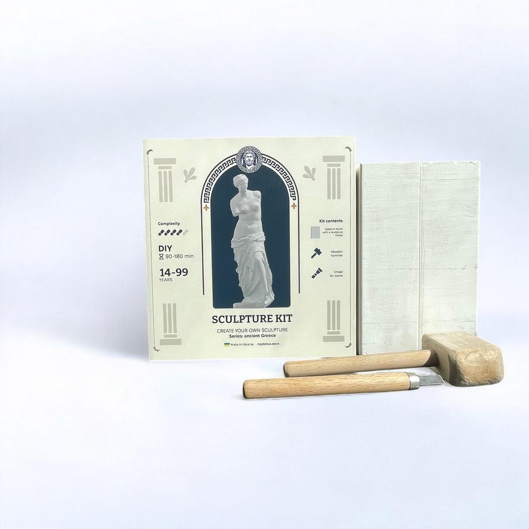 Venus De Milo Sculpture Kit DIY Ancient Statue Carving and Whittling ...