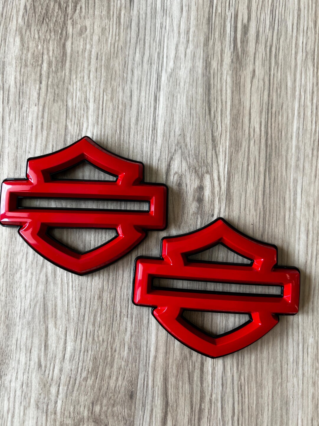 Cvo Emblem CVO Emblem HD Metal Red Black CVO Tank Curved Emblem Badge ...