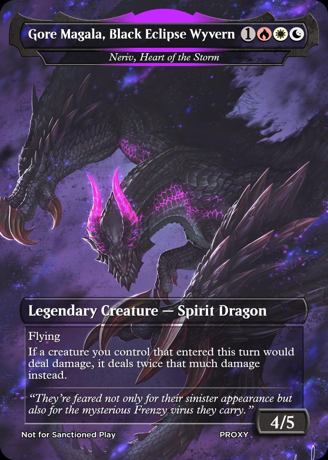 Wyvern Gore Magala, Black Eclipse (Neriv, Heart of the Storm) - Jeux ...