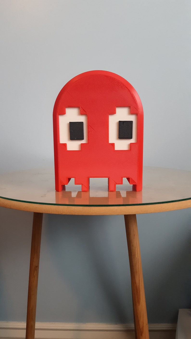 Pac-man Ghost Headphone Holders With Compartment - 3d Printed - Etsy
