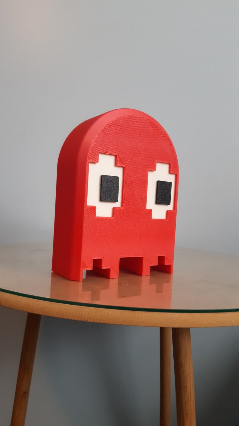 Pac-man Ghost Headphone Holders With Compartment - 3d Printed - Etsy