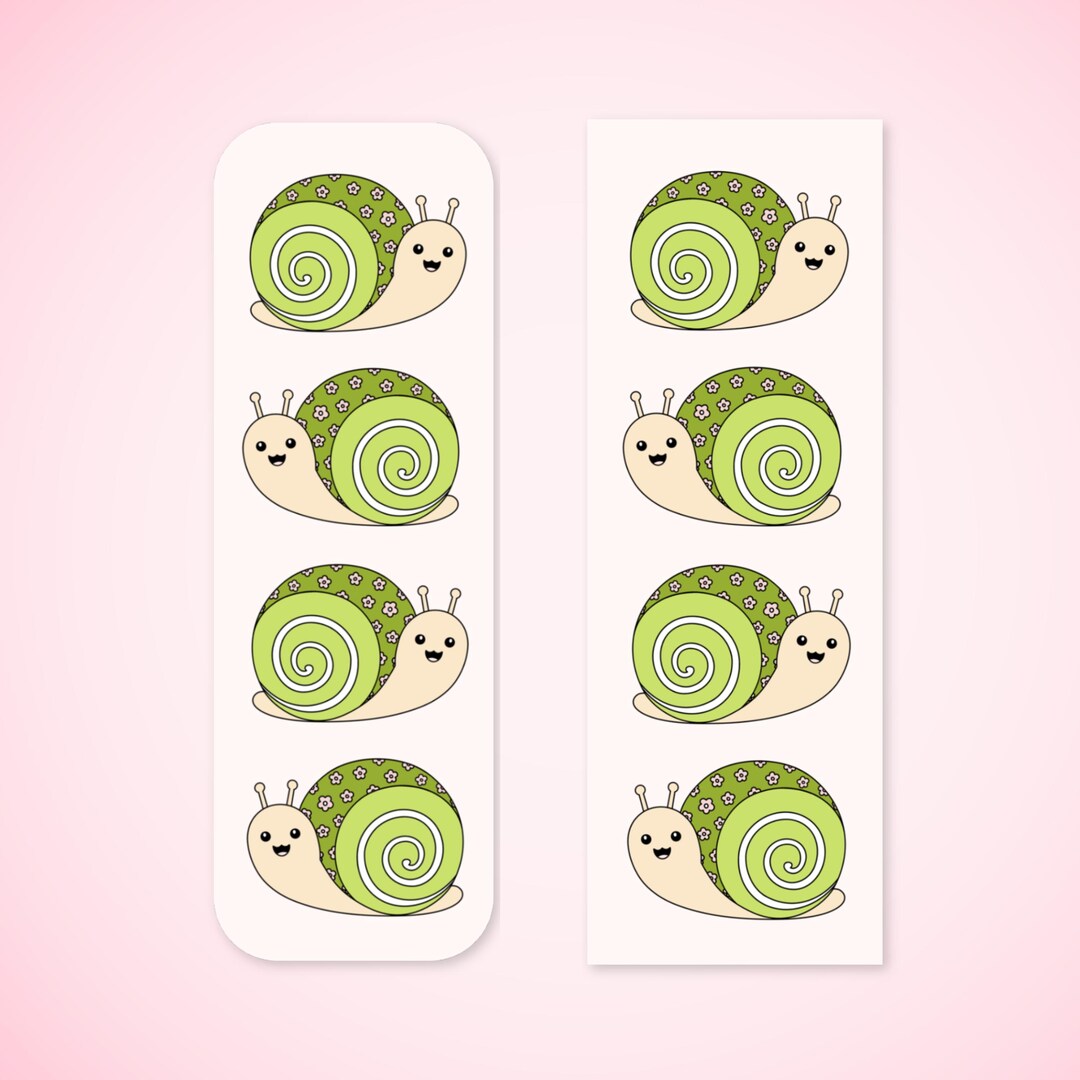Snail Swiss Roll Bookmark, Handmade Book Accessory, Matcha Lover Gift ...