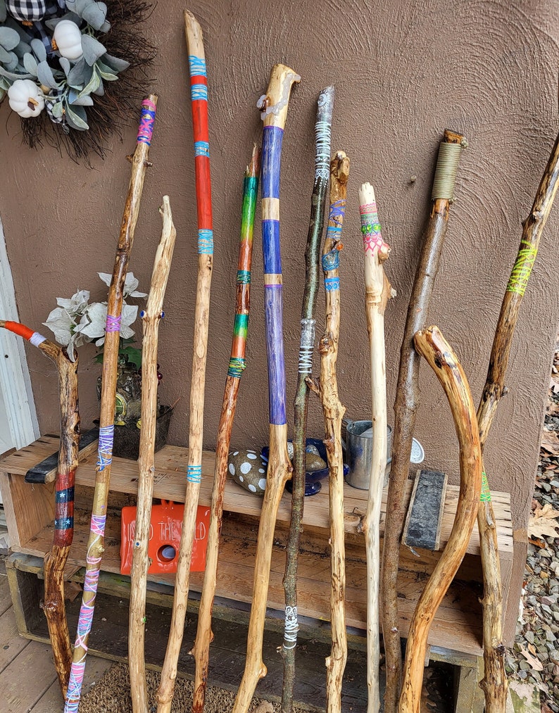 Handmade Hiking Stick - Etsy