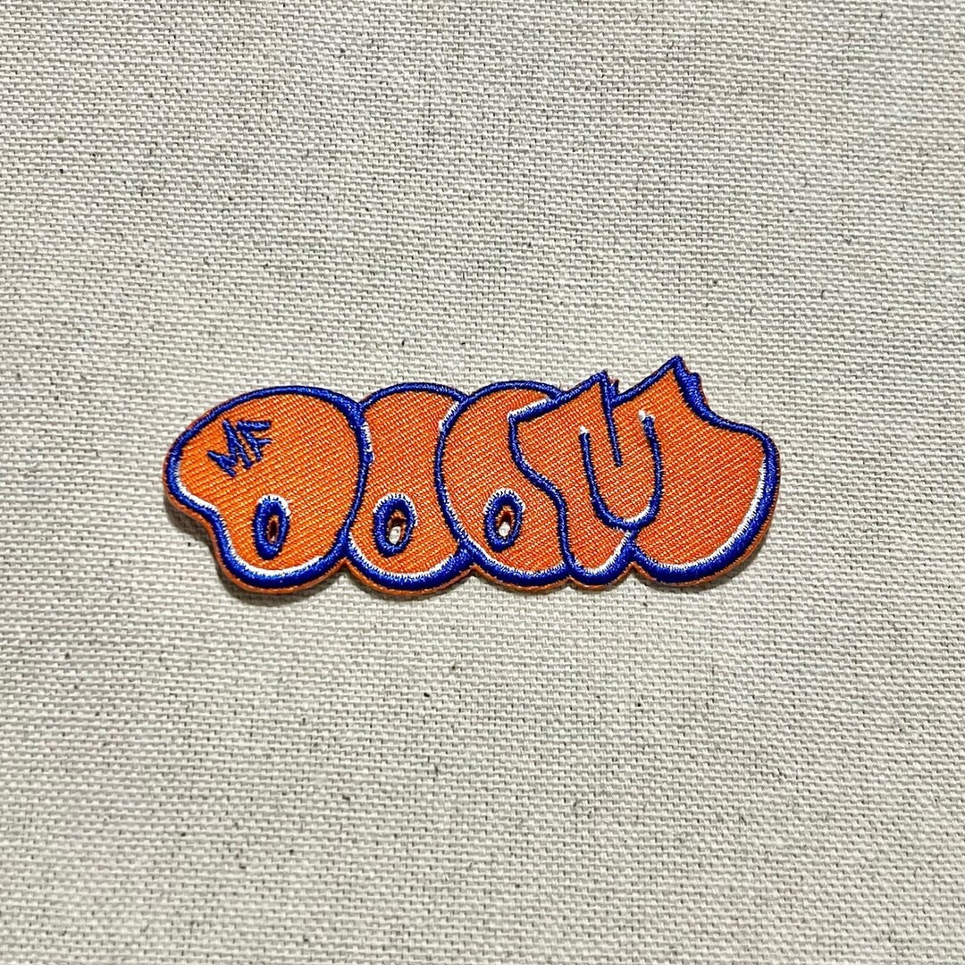MF Doom Patch - Orange and Blue - Embroidered - Operation: Doomsday ...