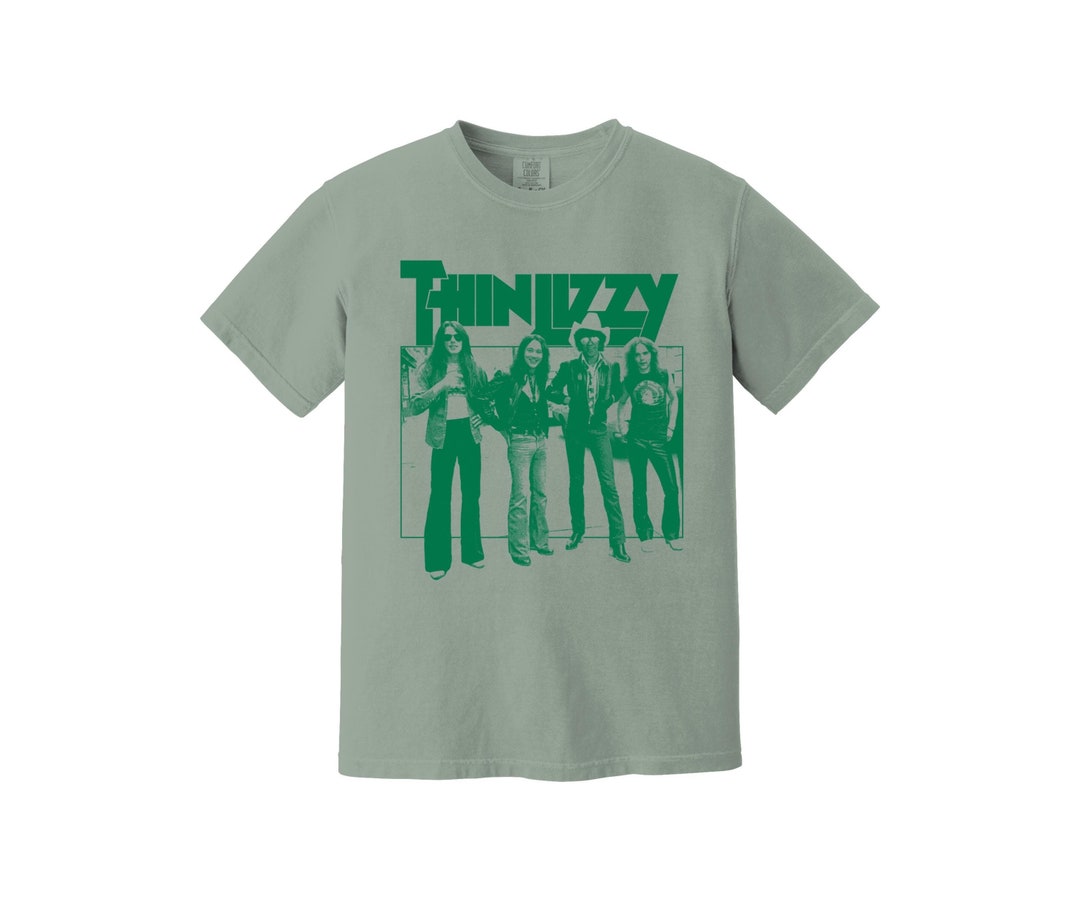 Thin Lizzy Heavyweight T Shirt - Jailbreak - 70s 80s Rock Band - Music ...