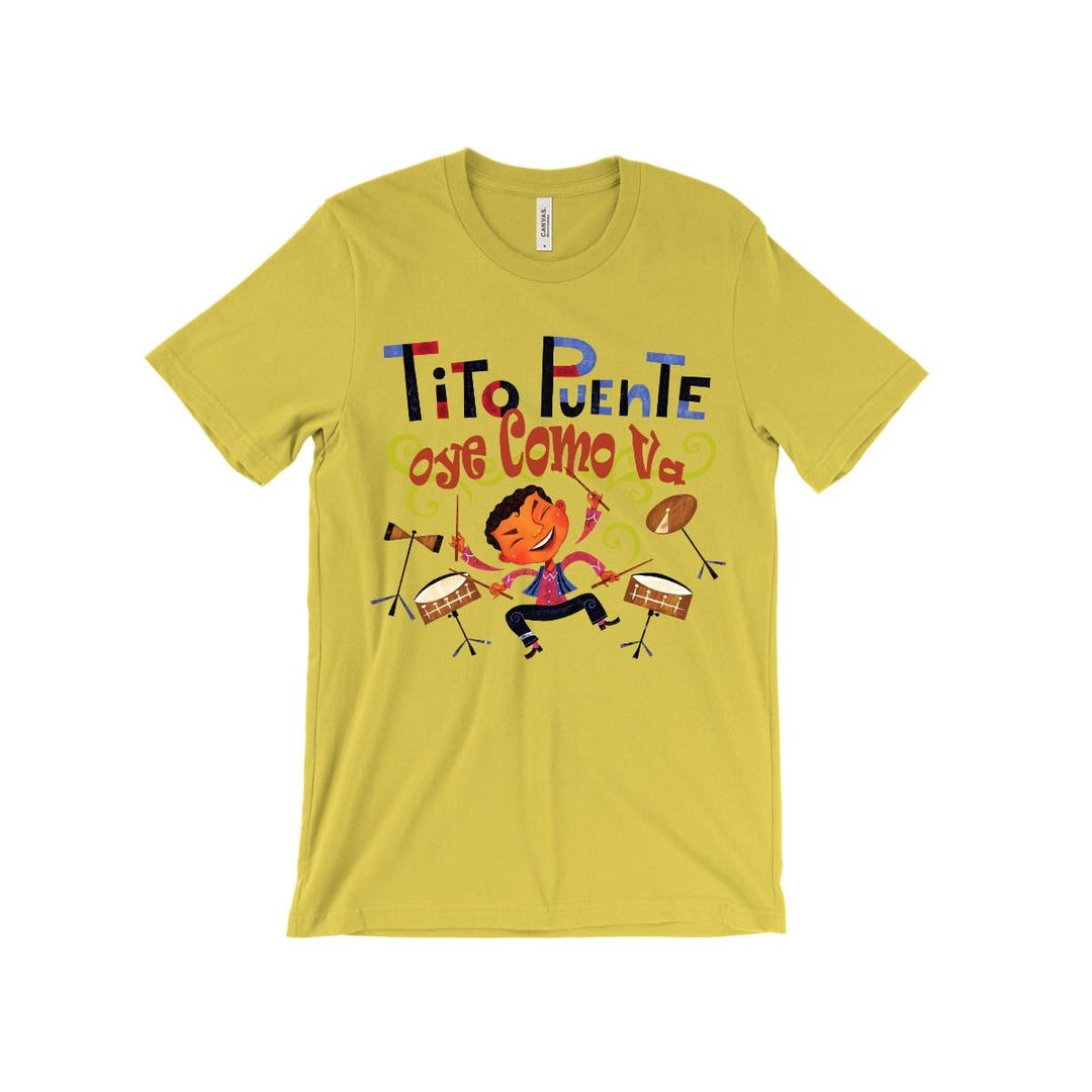 Tito Puente T-shirt - Oye Como Va - Fania Records - Latin Soul ...