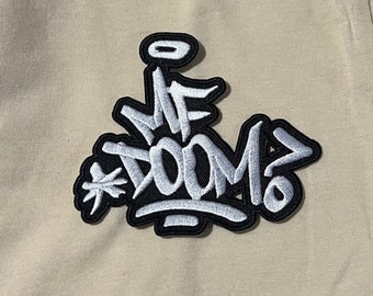 MF Doom Patch Red Embroidered Operation: Doomsday Underground All Caps ...