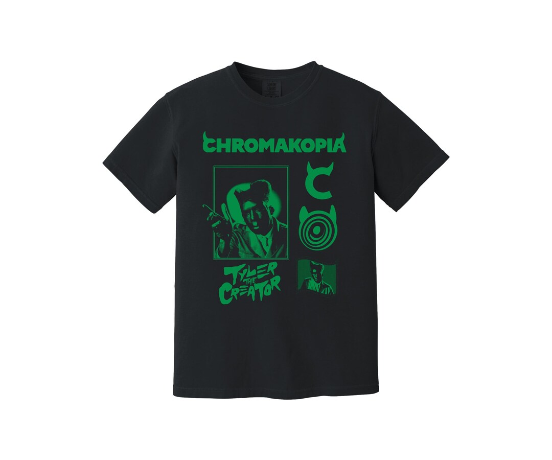 Chromakopia Hip Hop Heavyweight T Shirt Tyler OF Rap Album Fan Art Tour ...