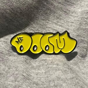 MF Doom Pin Yellow Operation Doomsday All Caps Madvillain Metal Face ...
