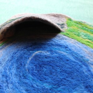 Needle Felted Playscape - Wool Play Mat - Waldorf-inspired Playscape ...